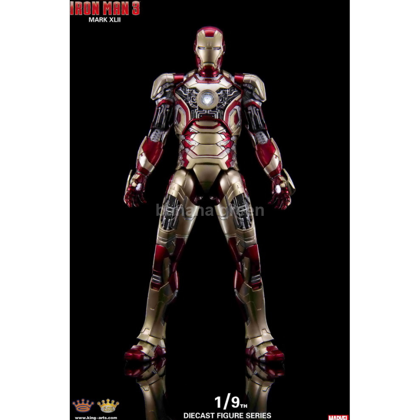 킹아츠 아이언맨 피규어 마크42 MK42 KING ARTS DFS001 다이캐스트 – 바나나그린